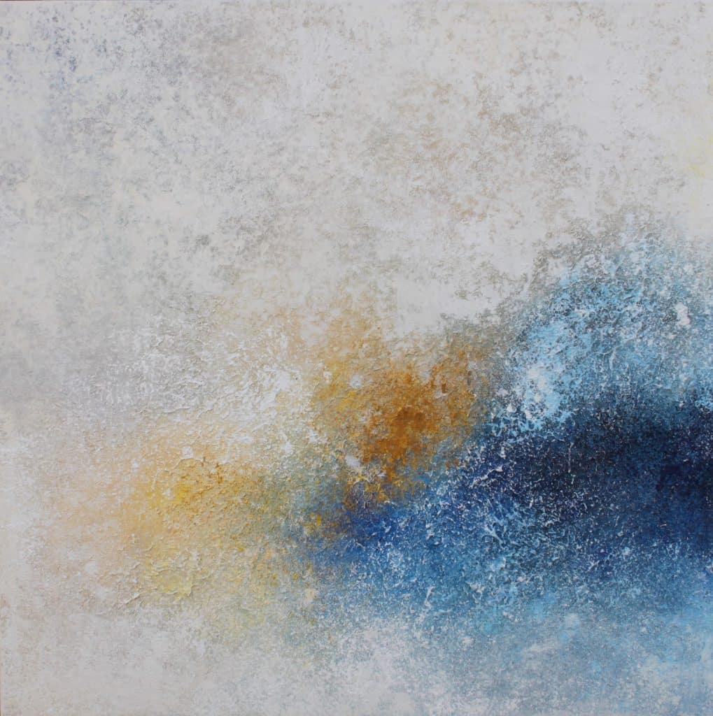 Cuadro Azul Coral – CUADROS PINTADOS A MANO